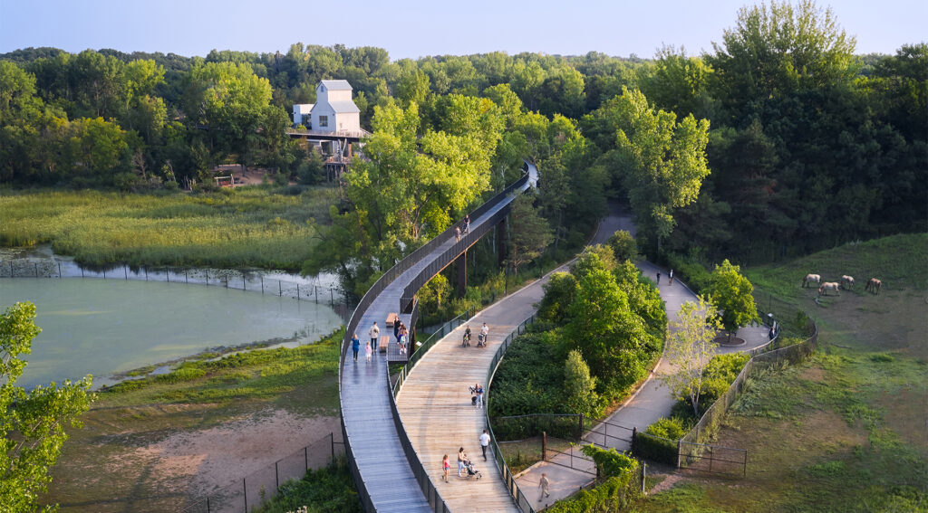 Treetop Trail at the Minnesota Zoo - MBJ